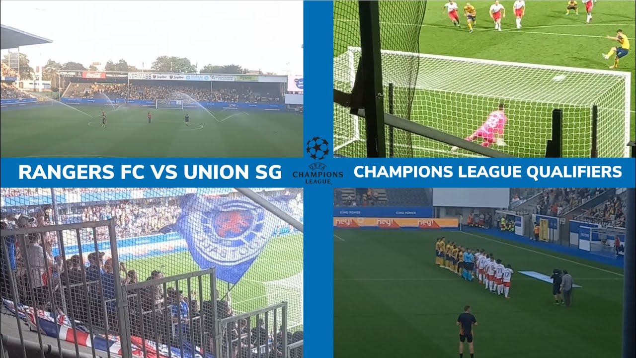 Rangers vs Union SG travel vlog #rangers #football #travel - YouTube