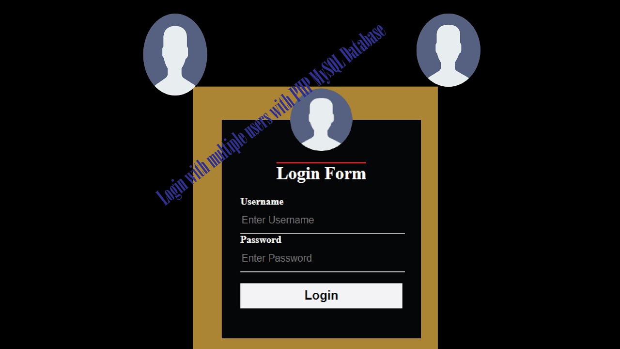 Sign up_login with different users_logout with PHP and MySQL database ...