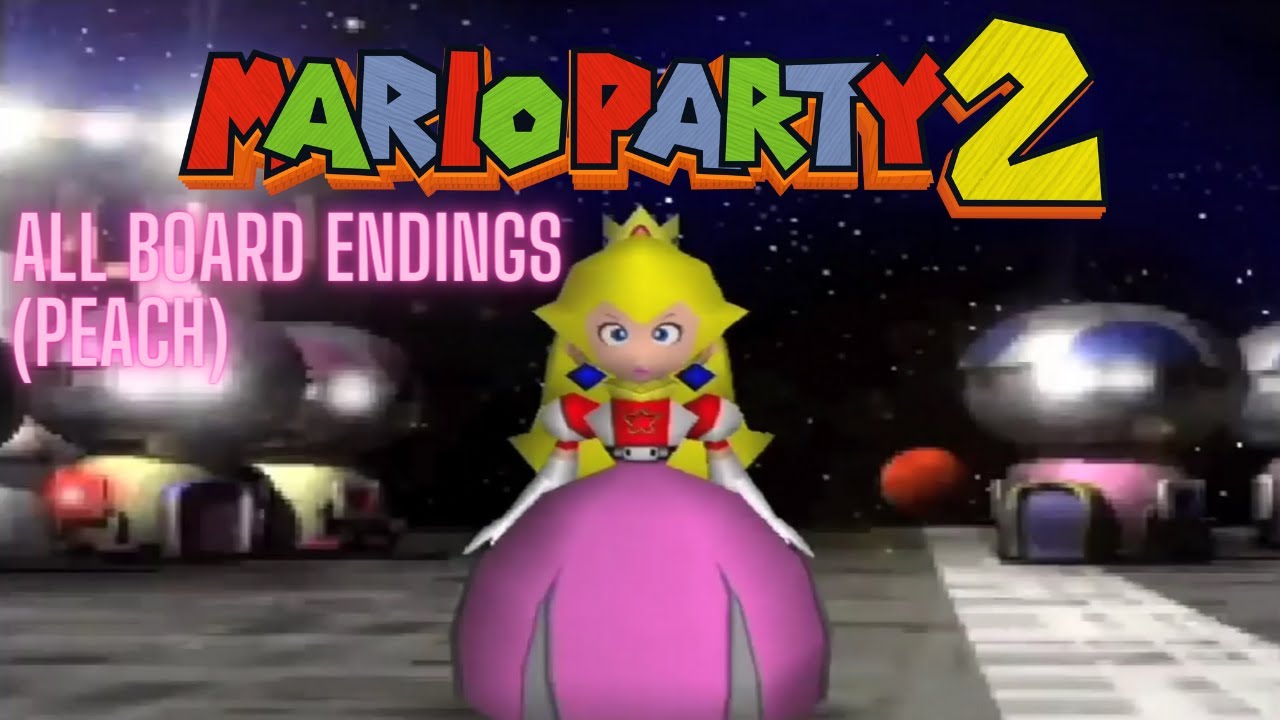 Mario Party 2: All Board Endings (Peach) - YouTube