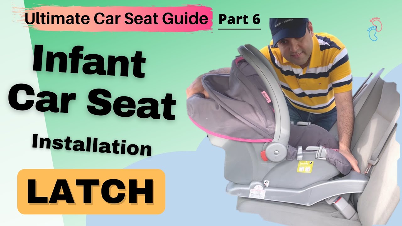 Infant Car Seat Installation with LATCH (ISOFIX) - YouTube