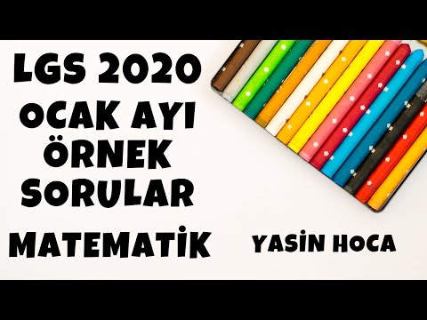 OCAK AYI ÖRNEK SORULARI LGS 2020 MATEMATİK ÇÖZÜMLERİ