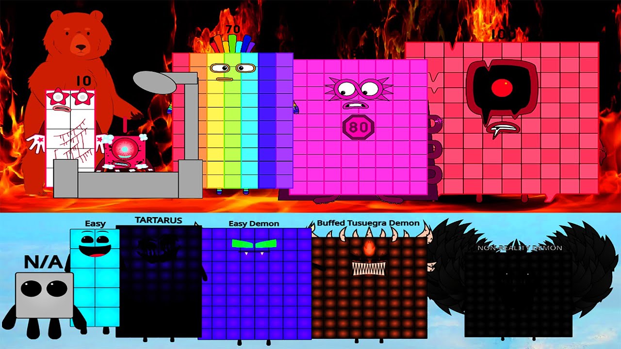 My PhobiaBlocks Band (1-100) Vs DifficultyBlocks Band Giga Different ...