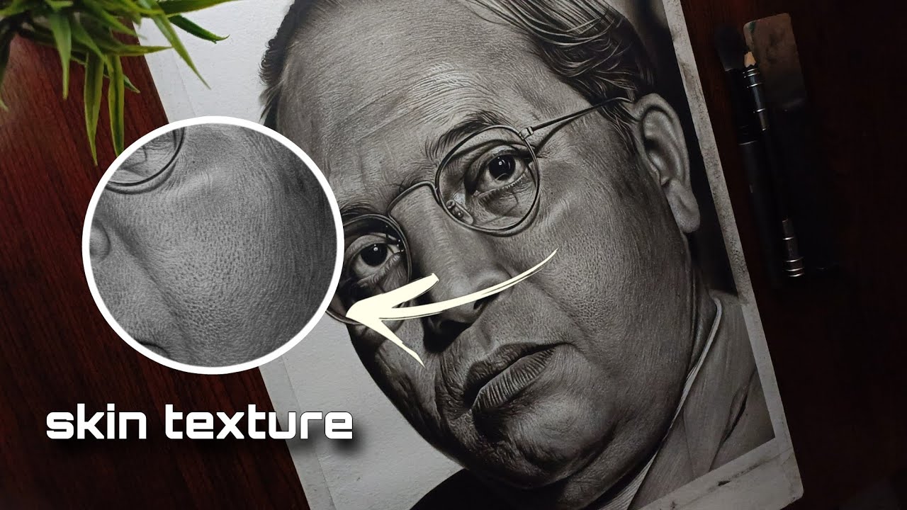 How I draw skin texture....... ?? - YouTube