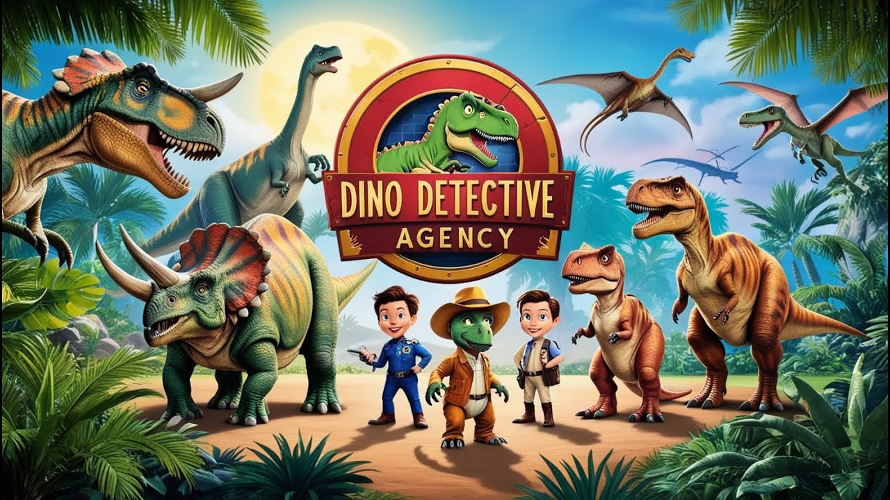 DINO DETECTIVE AGENCY STORY - YouTube