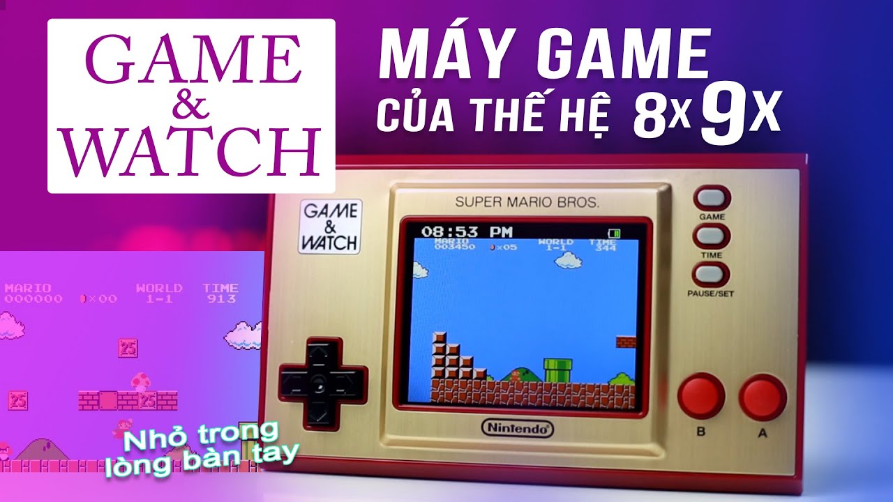 Game & Watch chiếc máy game đầy hoài niệm của thế hệ 8x 9x - YouTube
