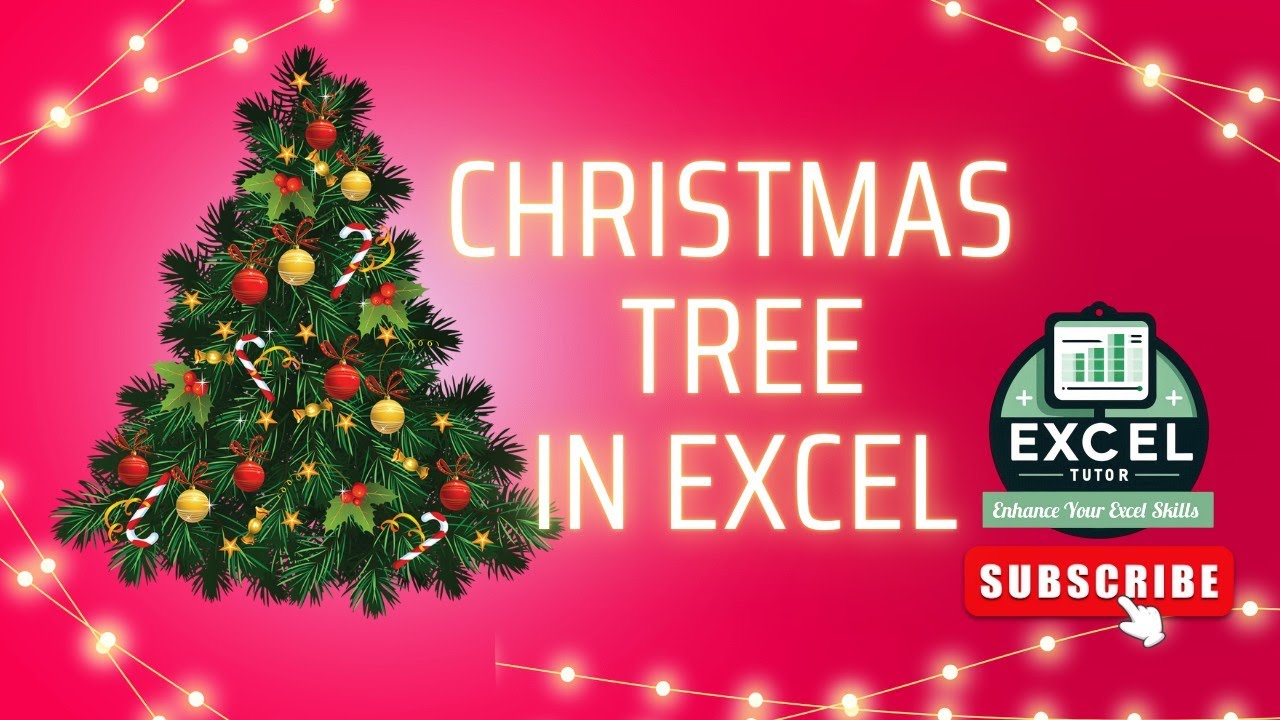 This Christmas make your own Christmas Tree in Excel - YouTube