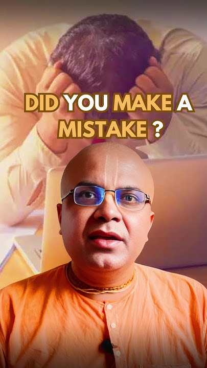 Oops! Made a Mistake? - YouTube