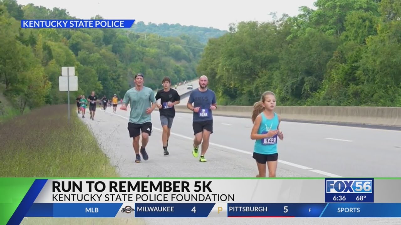 Kentucky State Police host 'Run to Remember 5K' to pay tribute to fallen troopers - YouTube