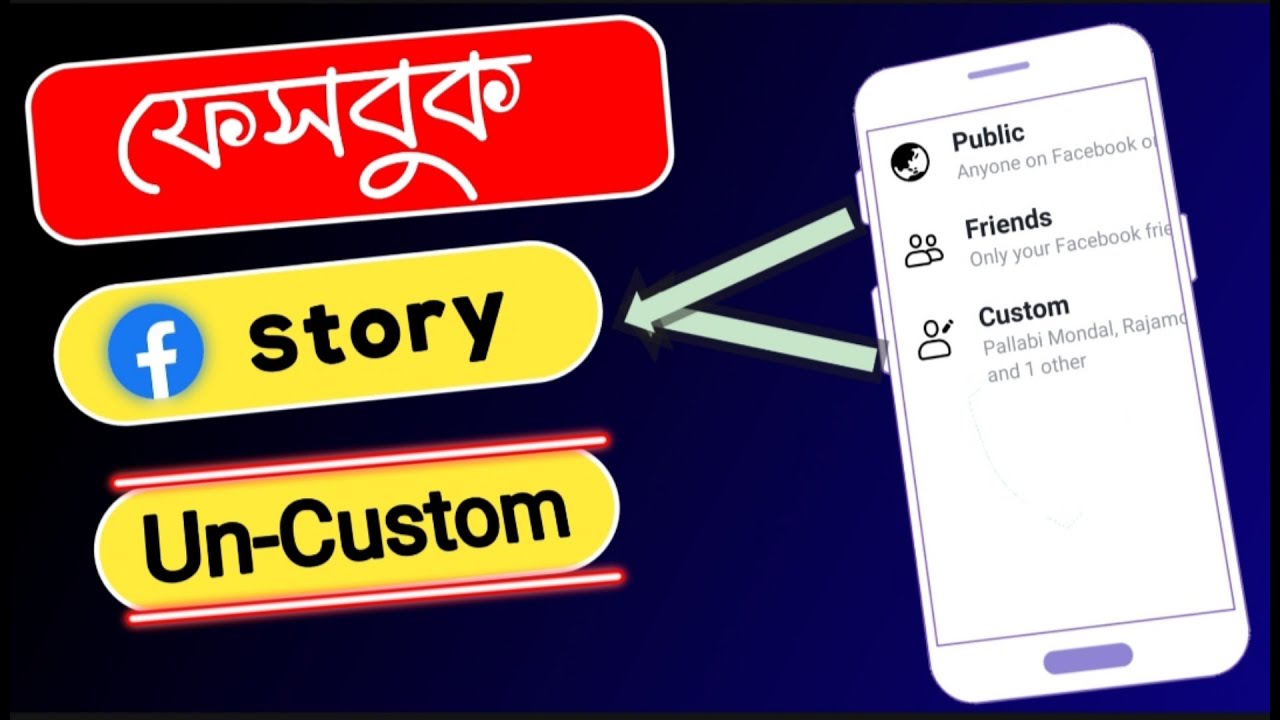 Easily Change Fb Story UNCUSTOM !! Fb Story Custom To Uncustom || - YouTube