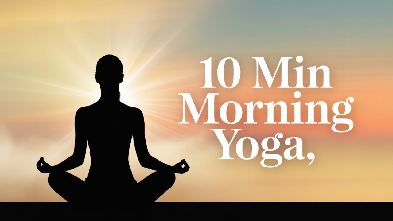 10 Min Morning Guided Yoga | Energize Your Day with Calm & Focus - YouTube