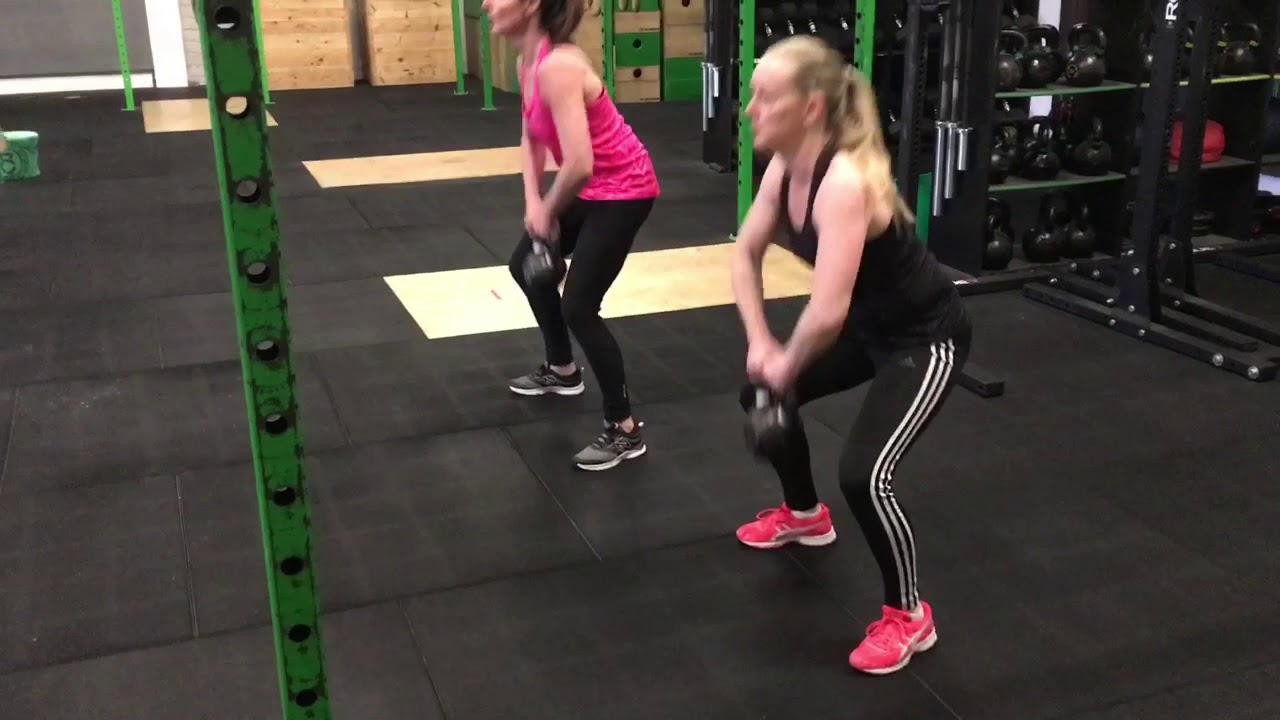 Sumo deadlift high pull kettlebell tutorial - YouTube