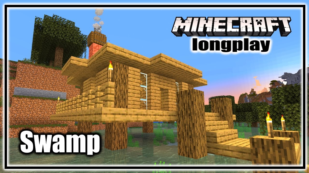 I'm Building All Biome Starter Houses: Swamp | Minecraft Relaxing Long ...