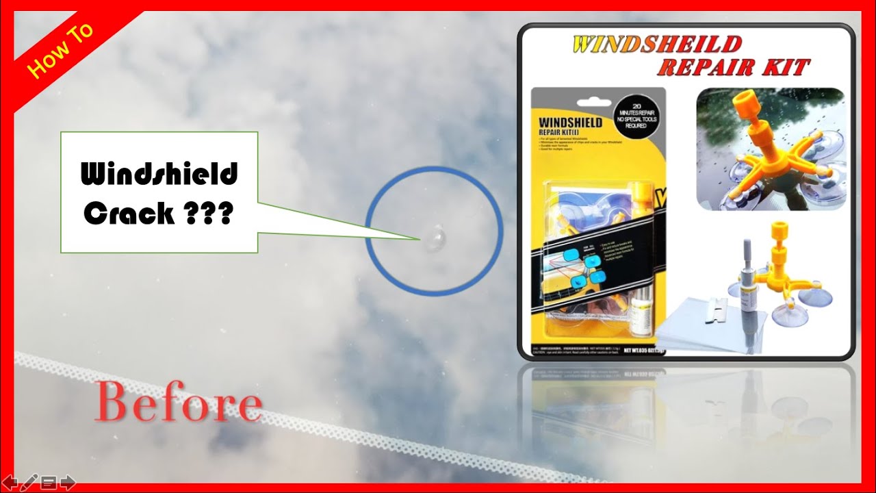 Windshield crack repair || DIY Windshield Repair Kit - YouTube