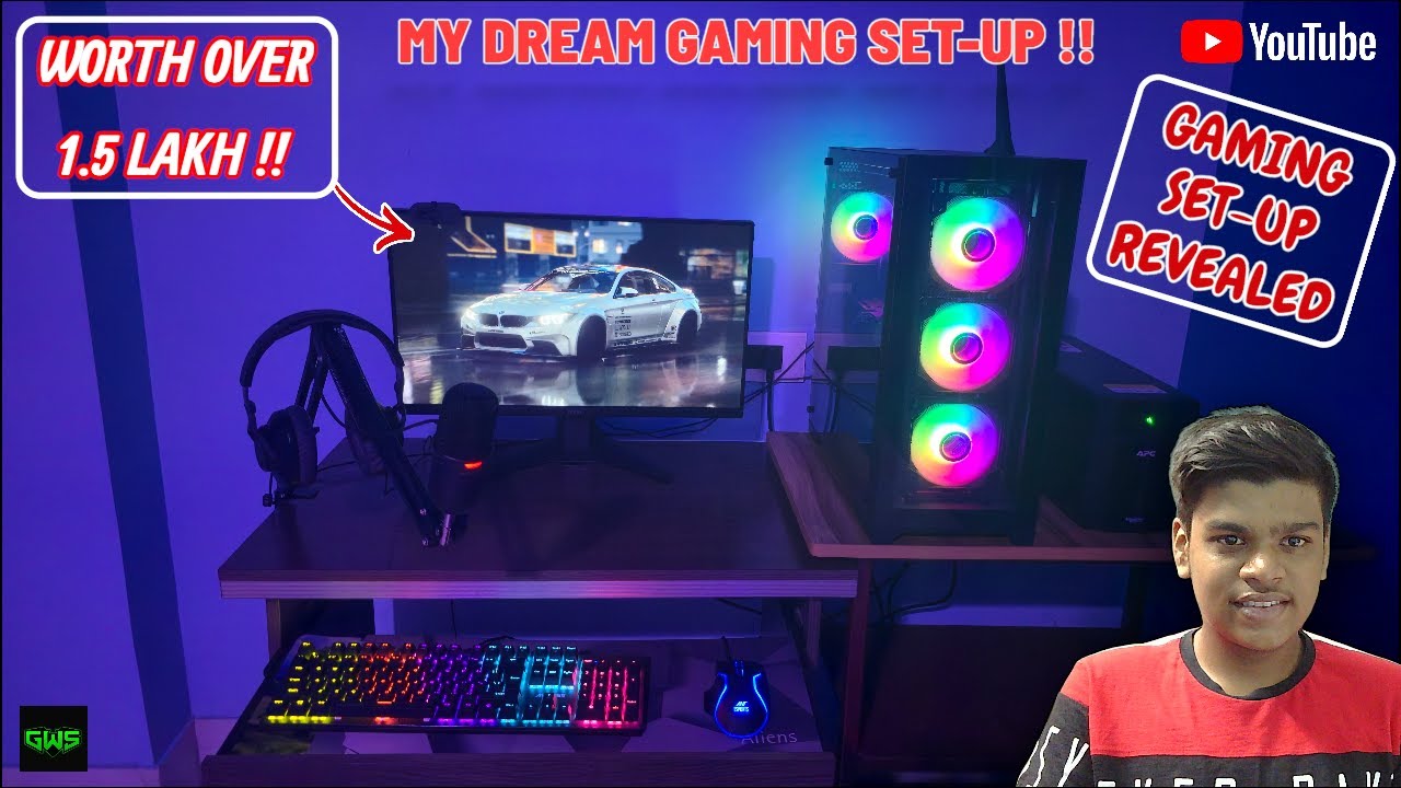 REVEALING My GAMING PC SET UP (PC SPECS LISTED IN THE DESCRIPTION ...