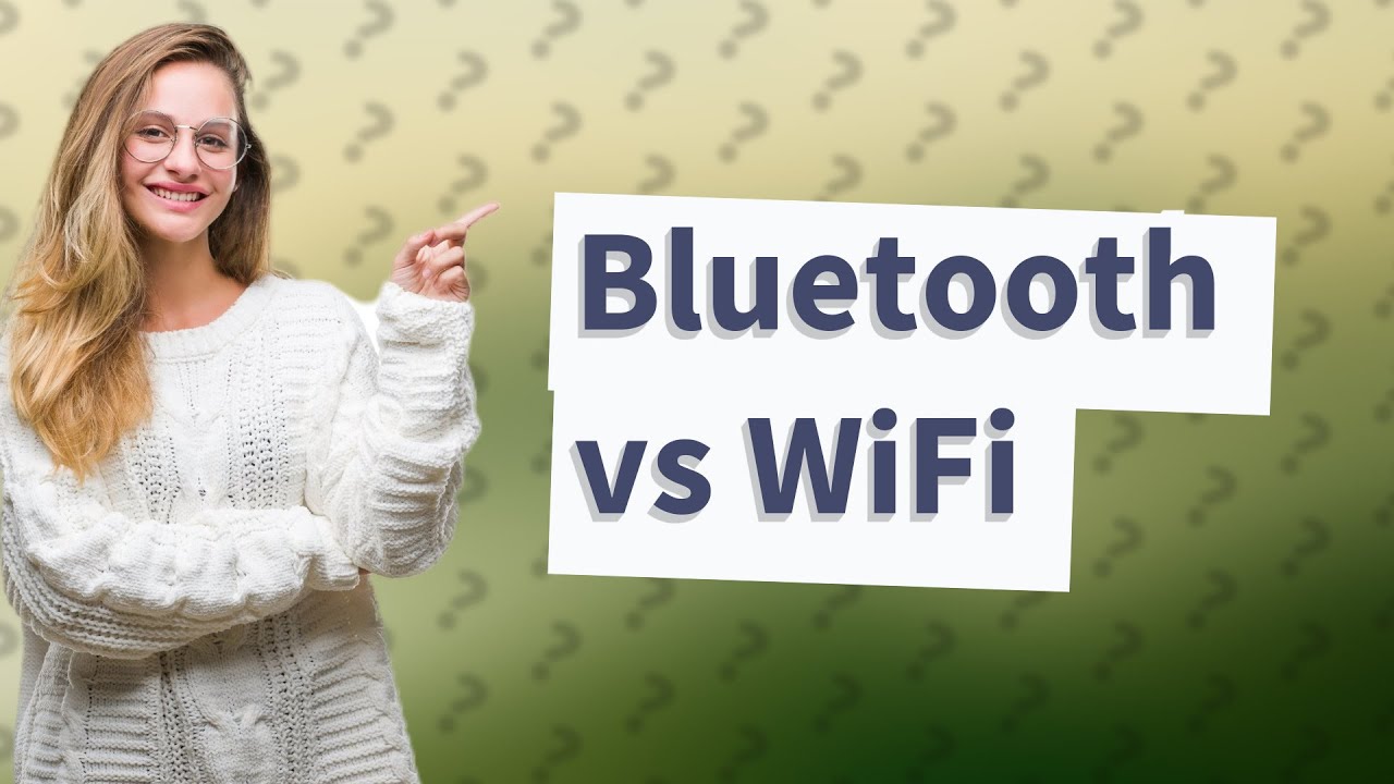 How Do Bluetooth and WiFi Differ in Function and Use? - YouTube