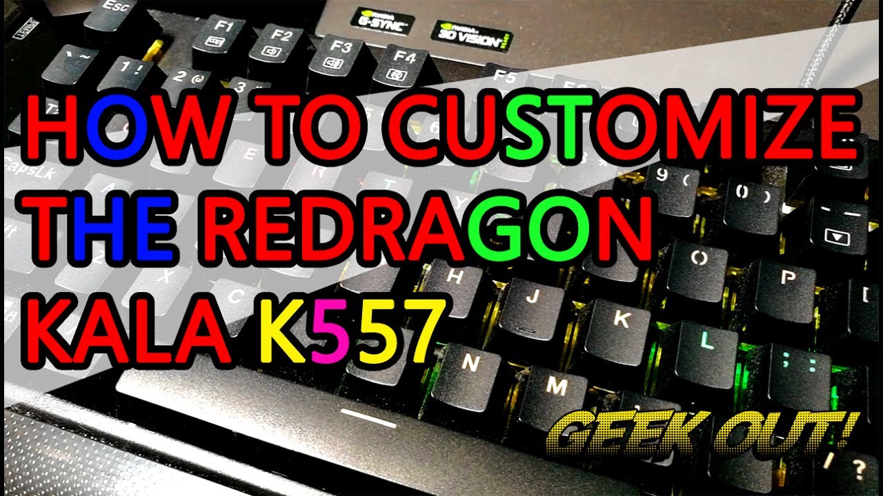 How to Customize Lights per Key on the Redragon KALA K557 - YouTube