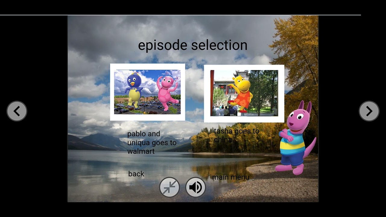 The Backyardigans In Real Life DVD Menu - YouTube