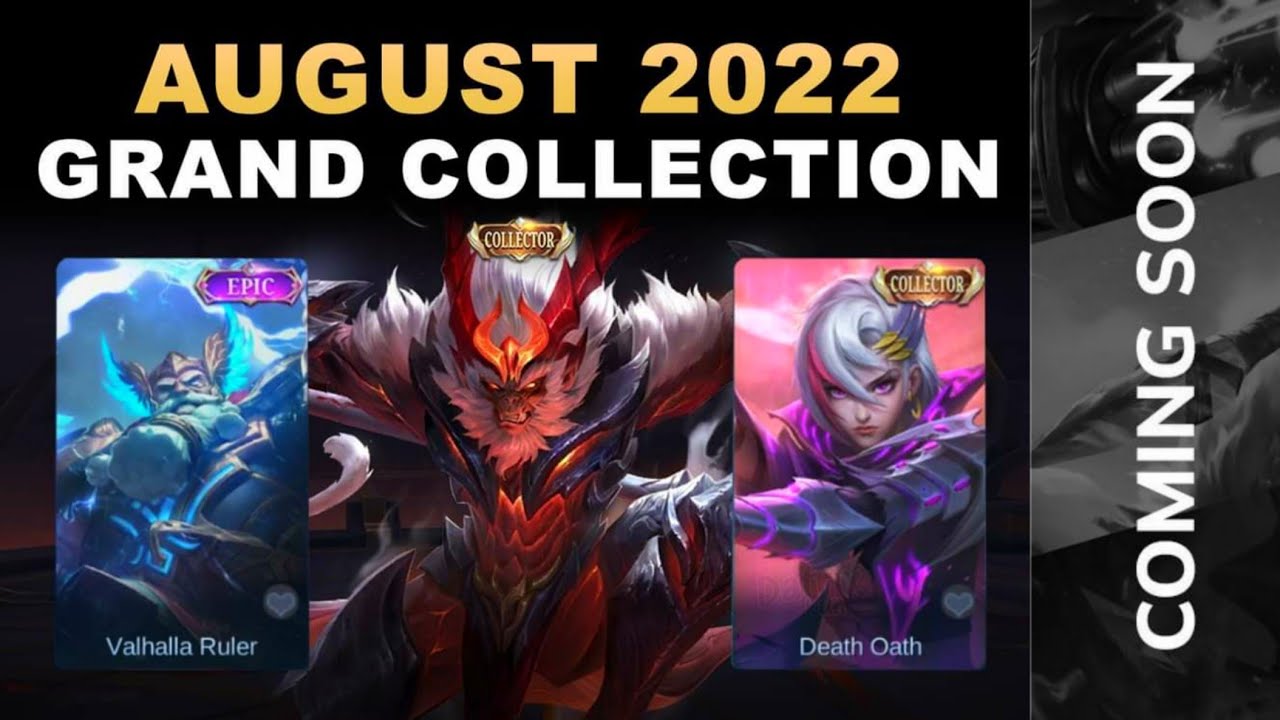 AUGUST GRAND COLLECTION | COLLCTOR SKIN CHOICES 2022 - MLBB - YouTube