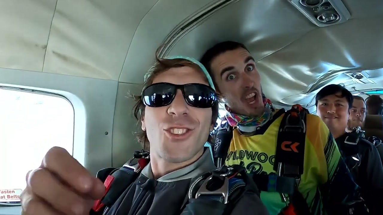 First tandem jump@Skydive Cross Keys - YouTube