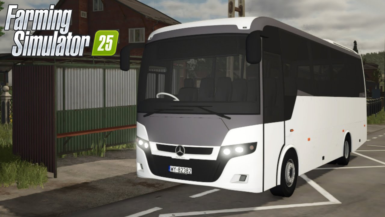 FS25 - I BECAME a City BUS DRIVER! - NEW CAR MOD for Farming Simulator ...