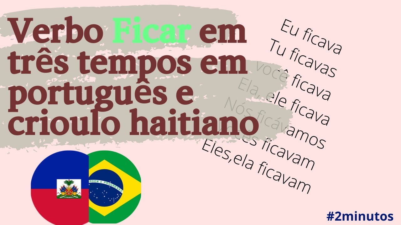 Conjugar O Verbo Ficar - BRAINCP