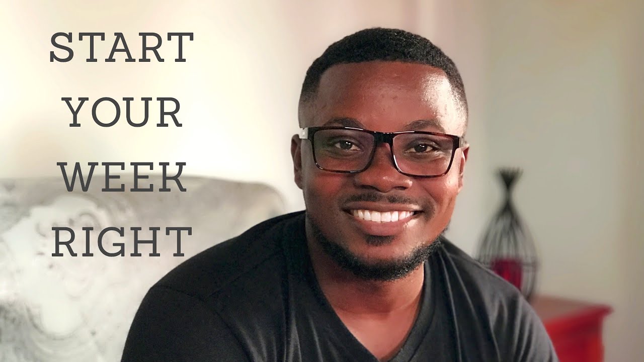 START YOUR WEEK ON A POSITIVE NOTE - PRODUCTIVITY - YouTube