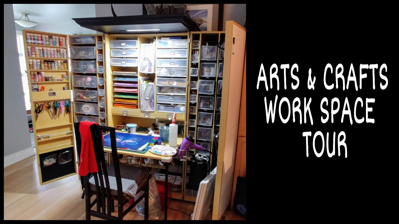 ORIGINAL SCRAPBOX / WORKBOX 3.O / ART WORK SPACE TOUR - YouTube