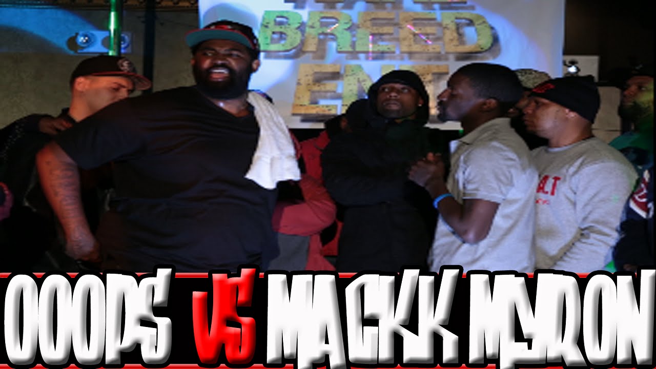 OOOPS VS MACKK MYRON RAP BATTLE - RBE - YouTube