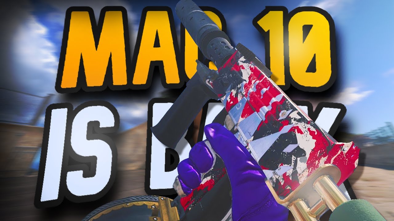 MAC 10 FEELS CRAZY! (Best MAC 10 Build) - Rebirth Island - YouTube