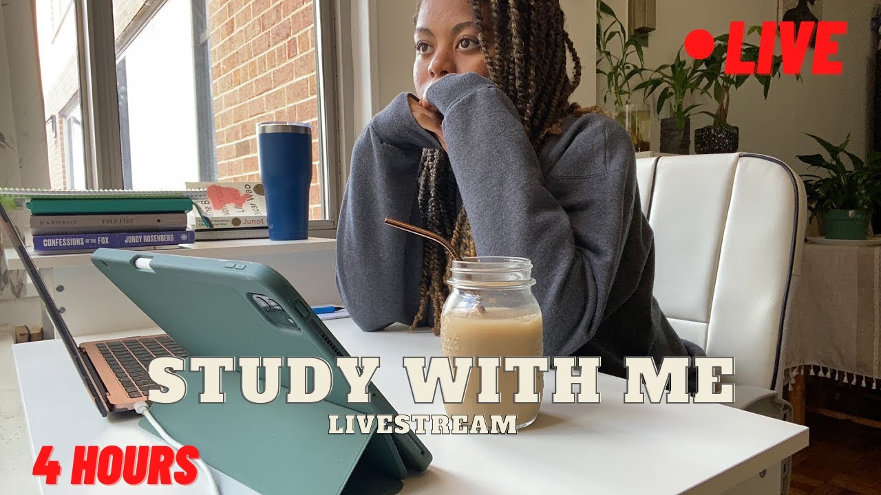Live Study With Me jazz background music - YouTube