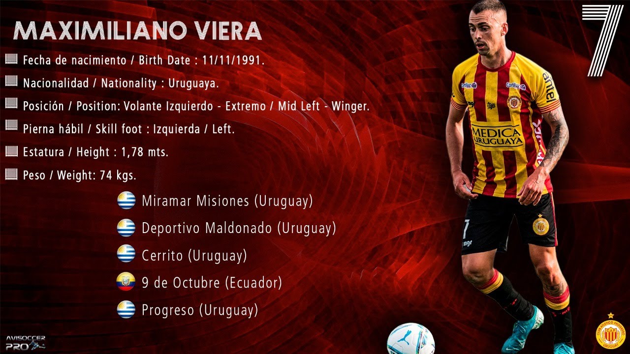 Maximiliano Viera #7 // Delantero - Extremo / Striker - Winger ...