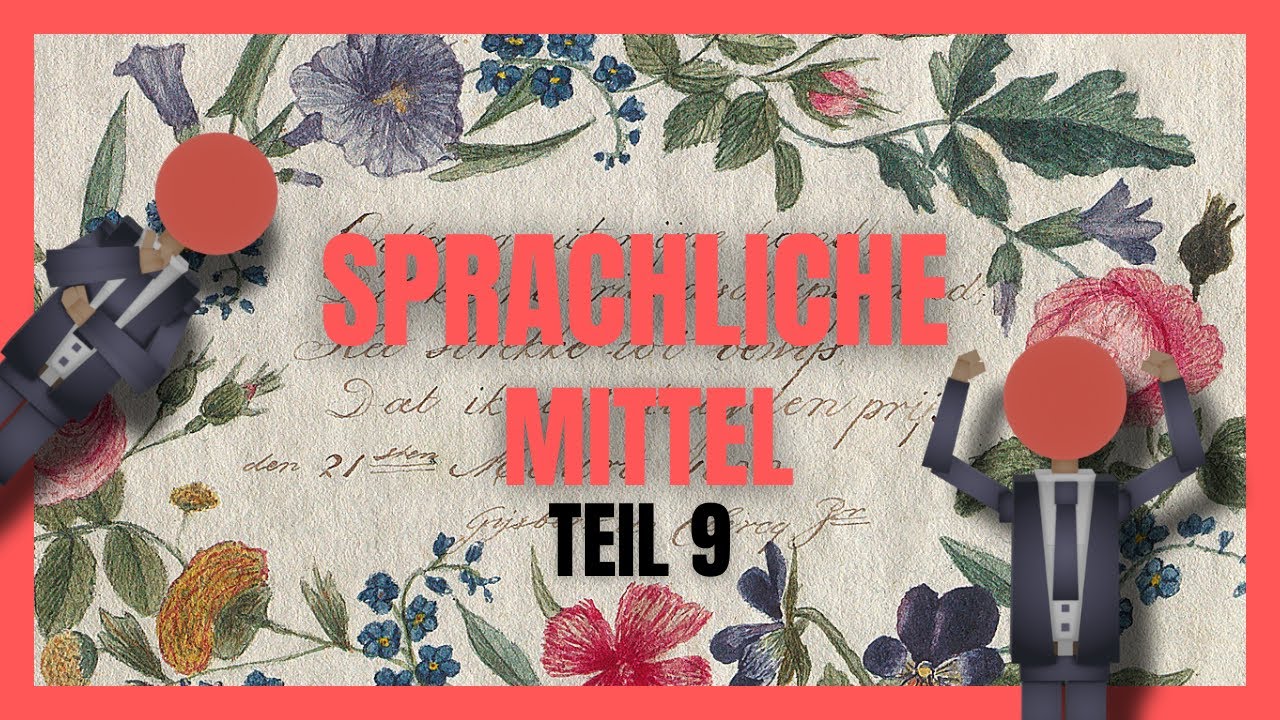 DEUTSCH / Sprachliche Mittel (Epipher, Euphemismus, Ellipse) - YouTube
