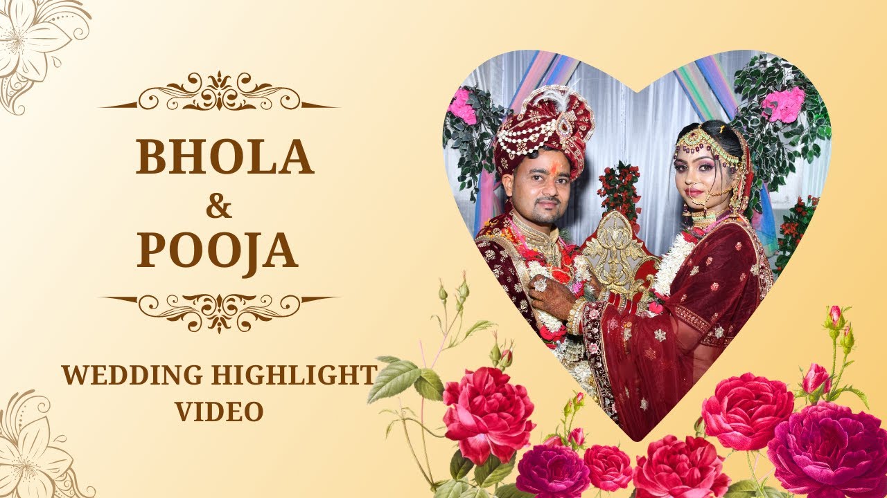 Bhola Weds Pooja || Wedding Highlights 2024 - YouTube