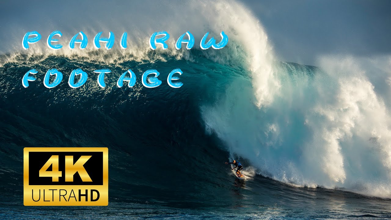 PEAHI SURFING RAW UNEDITED FOOTAGE - YouTube