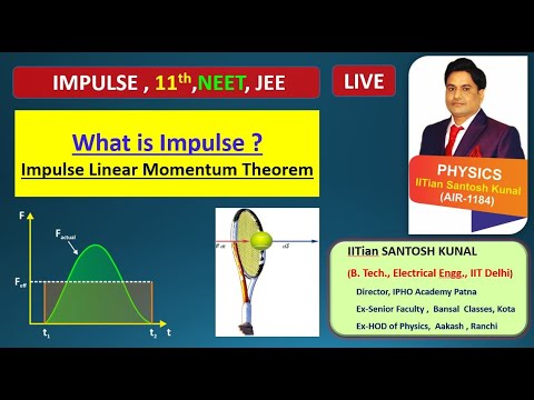 Impulse | Impulsive Force | Impulse Linear Momentum theorem | 11th ...
