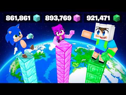 DÜŞMEDEN EN YÜKSEK KULEYİ KİM YAPABİLİR? 😱 Minecraft