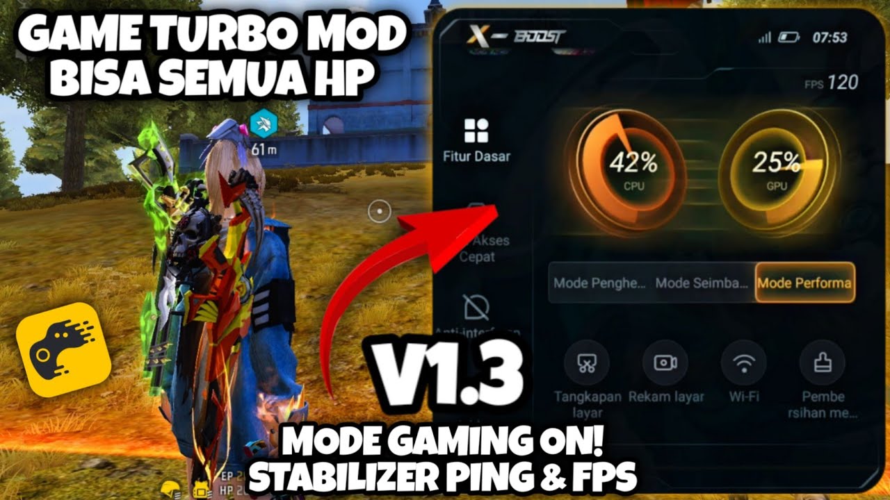 GAME TURBO TERBAIK UNTUK SEMUA HP ANDROID‼️GAME TURBO MOD V1.3 - YouTube