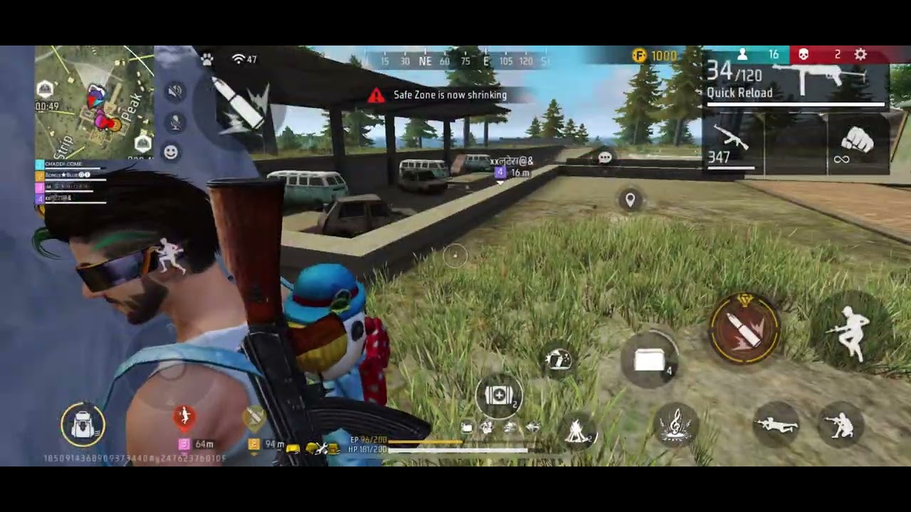 Free Fire peak rush || Free Fire gameplay comentry || sparo - YouTube