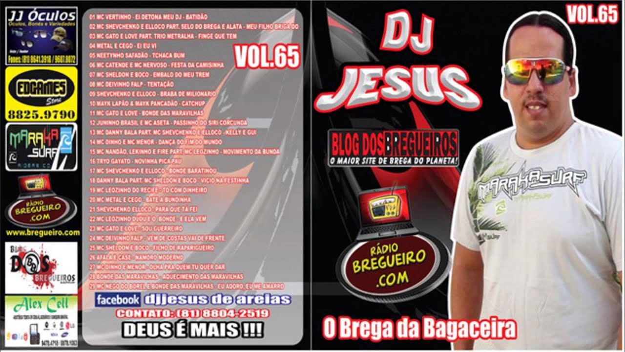 CD DJ JESUS 65 COMPLETO SO OS MELHORES LANÇAMENTOS - YouTube