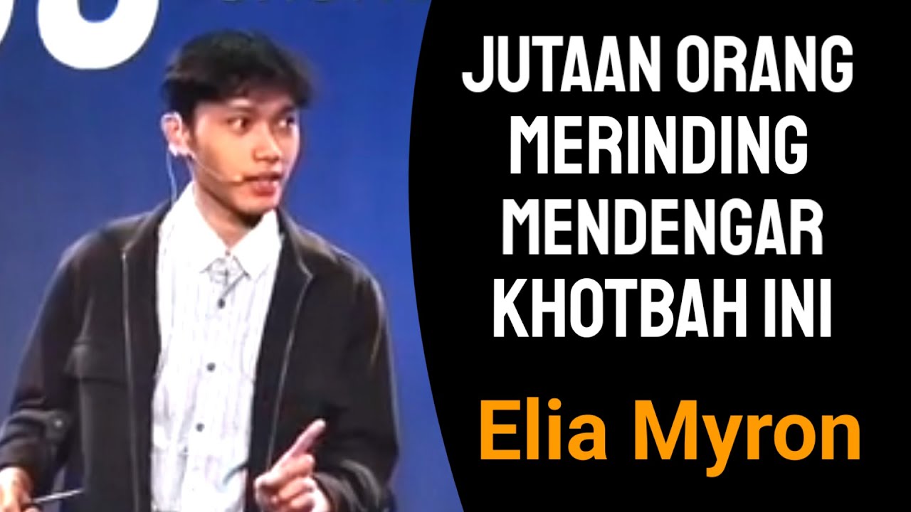 ELIA MYRON || JUTAAN ORANG MERINDING MENDENGAR KHOTBAH INI ⁉️ - YouTube