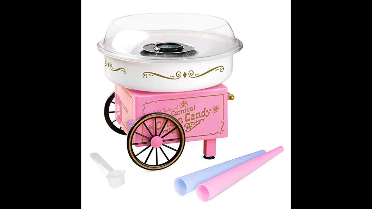 Electric Sweet Automatic Cotton Candy Machine - YouTube