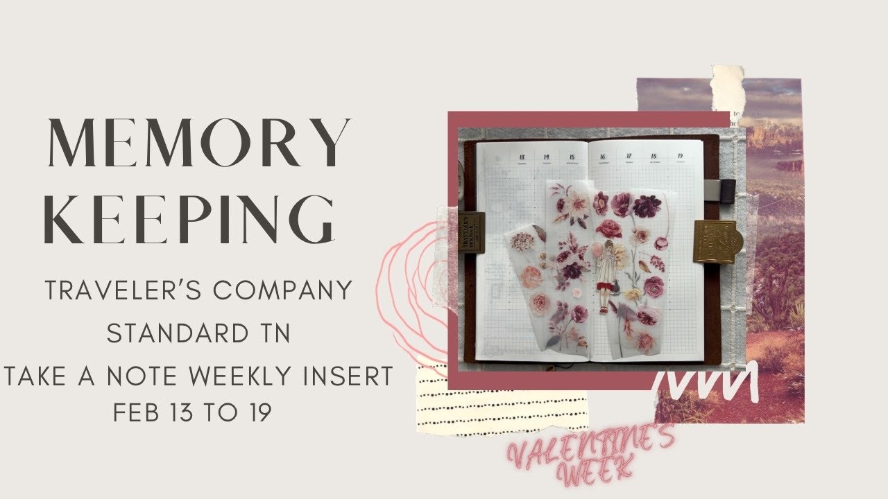 Memory keeping | Traveler's Notebook Standard | Take a Note | Vertical ...