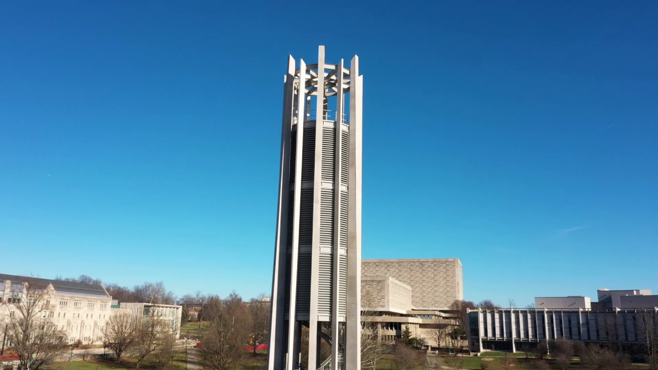 Indiana University Arthur R. Metz Grand Carillon Drone - YouTube
