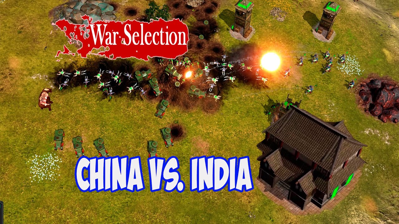 War Selection. Китай против Индии - FFA. (China. FFA) - YouTube