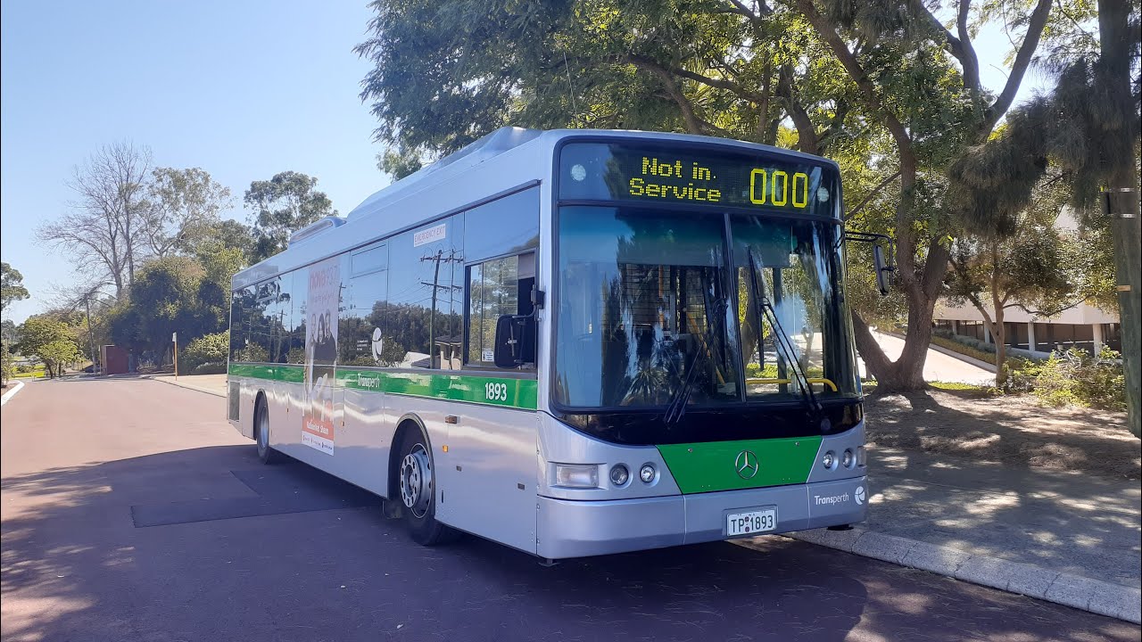 Transperth Bus No.1893 Mercedes Benz OC500LE CNG (ZF Kickdown) [5 ...