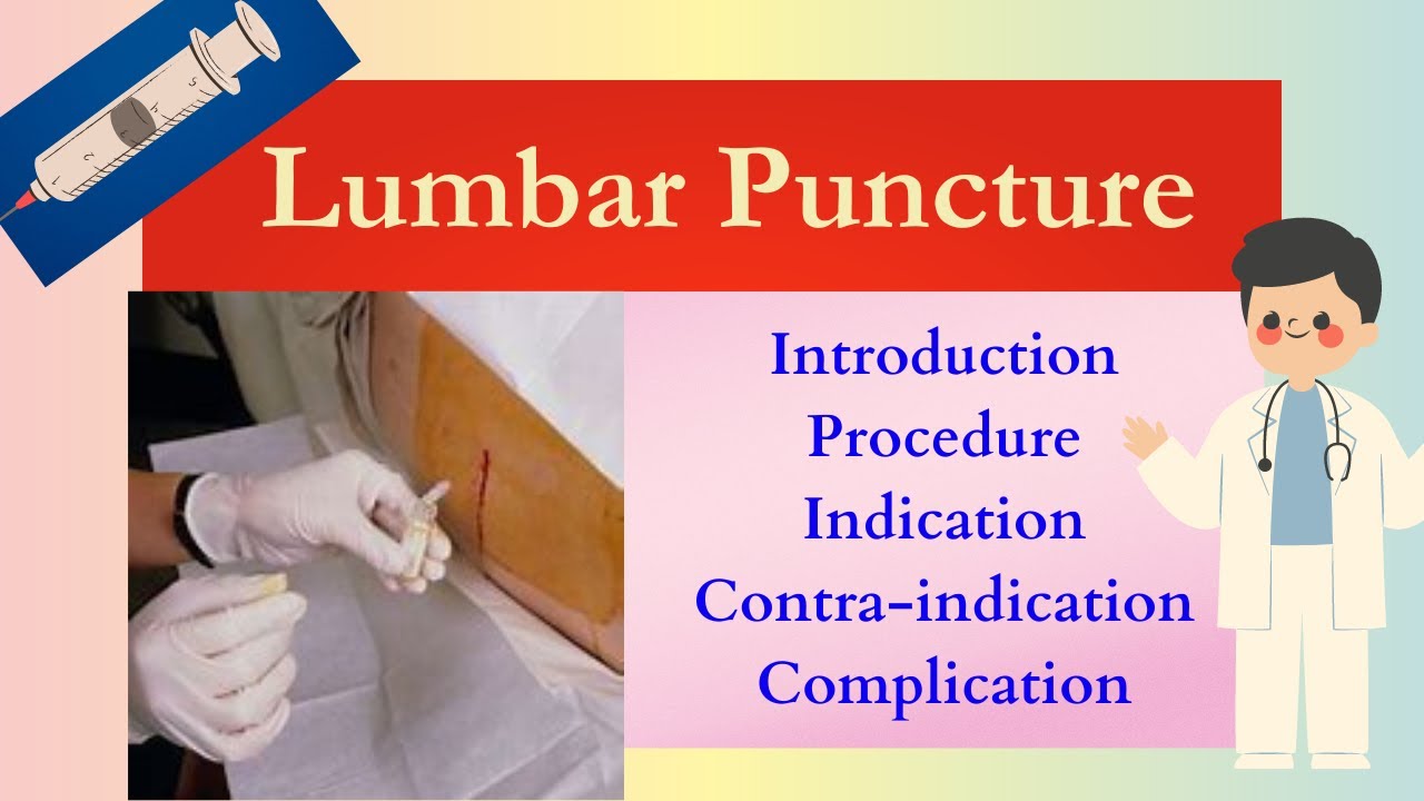 Lumbar Puncture in detail with notes - YouTube