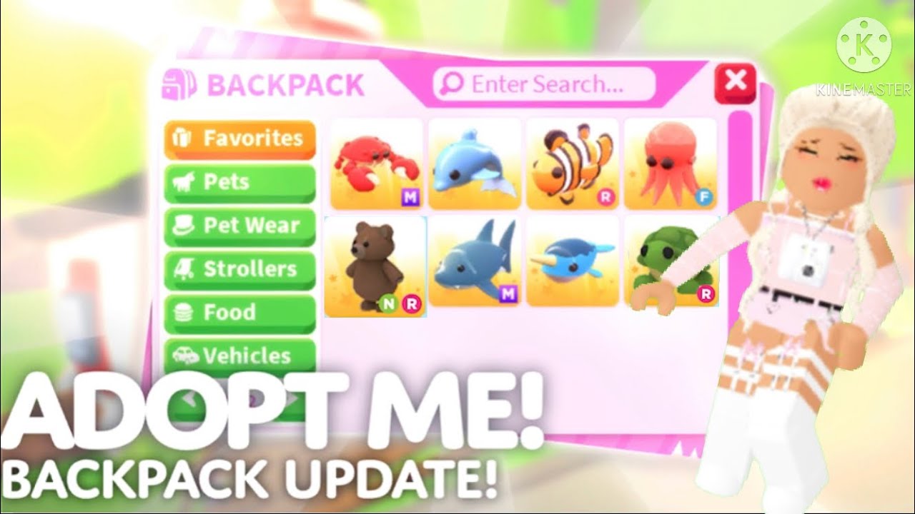 *NEW* ADOPT ME BACKPACK UPDATE! - YouTube