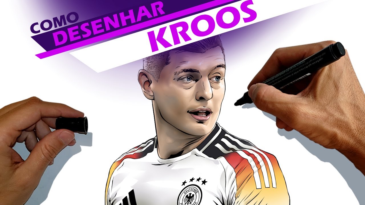 Toni Kroos - Como desenhar / How to draw - YouTube
