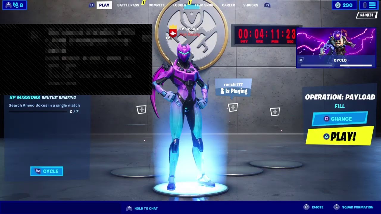 Fortnight live event timer(and event,more) - YouTube