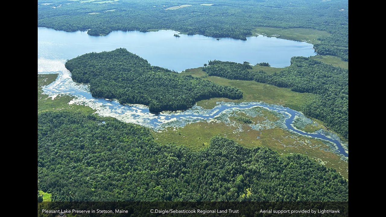 Sebasticook River Watershed: A Bird's Eye View - YouTube